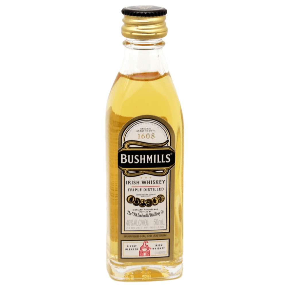 Buy Bushmills Irish Whiskey 12 Pack | Mini Bottles Online - Bourbon Central