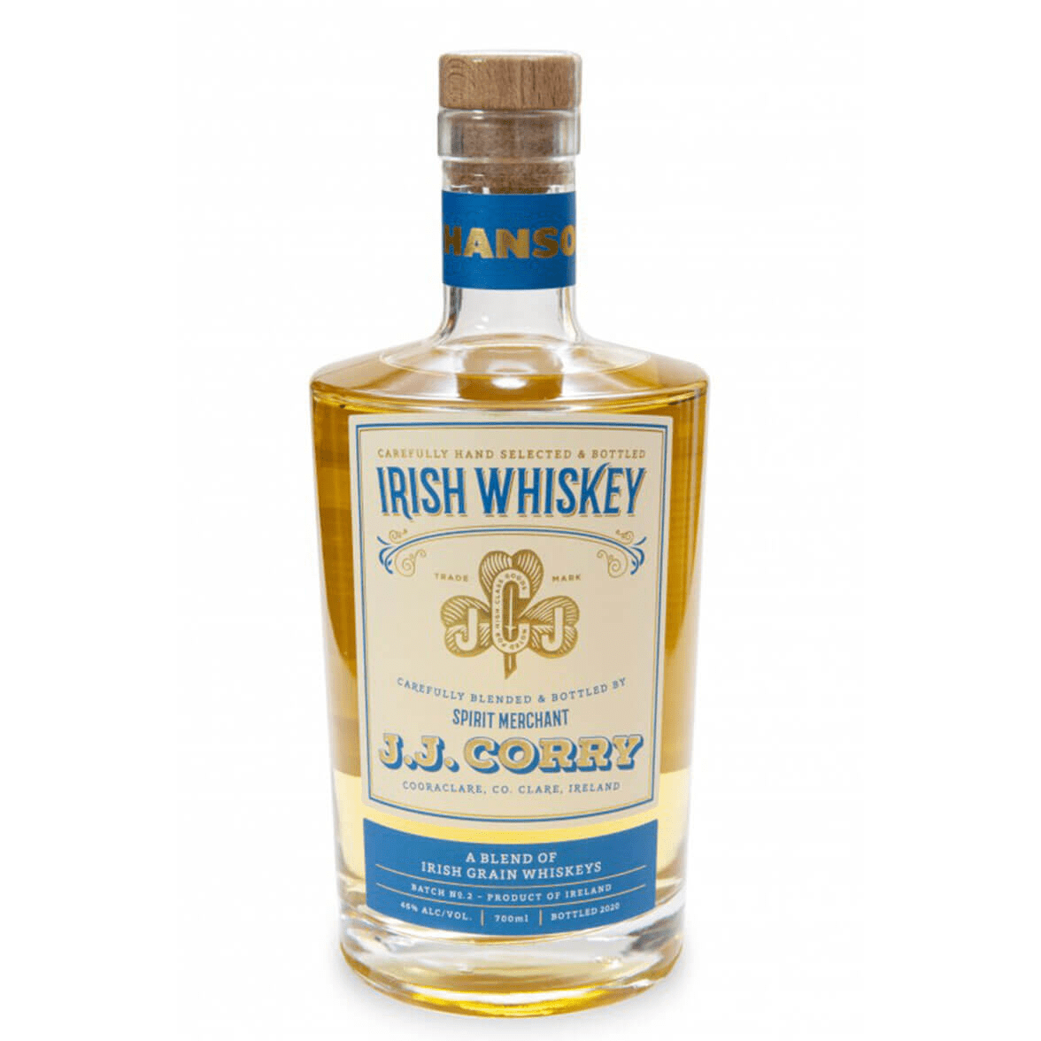 Buy JJ Corry The Hanson Irish Whiskey Online - Liquor Delivered ...