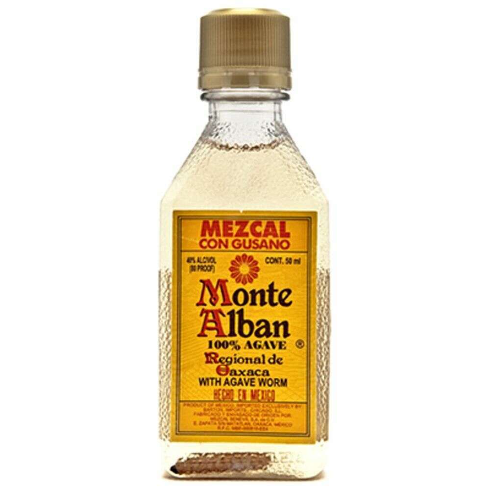 Buy Monte Alban Mezcal 12 x 50ml | Mini Alcohol Bottles Online - Liquor ...