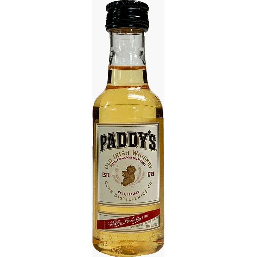 Buy Paddy Irish Whiskey 10 x 50ml | Mini Whiskey Bottles Online ...