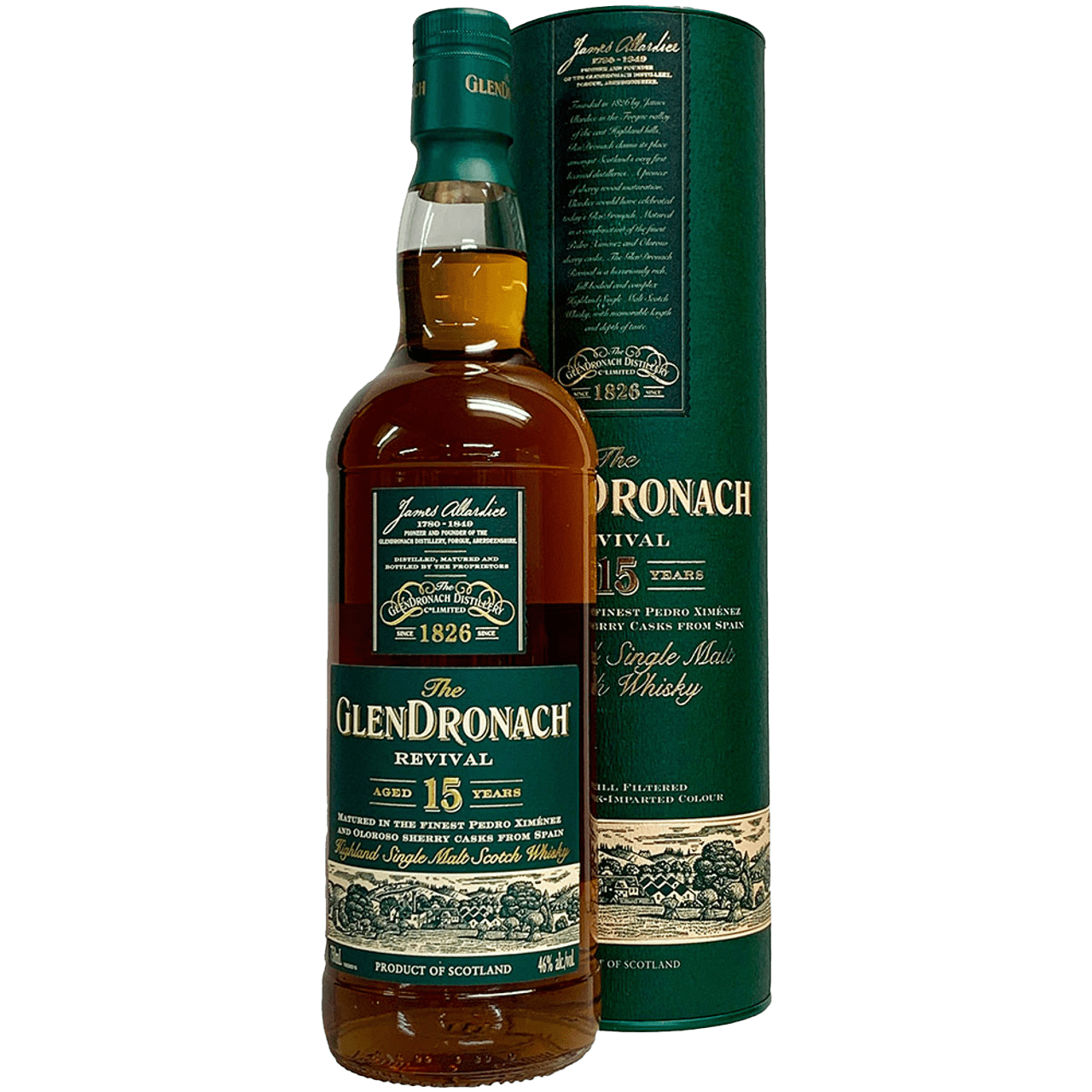 The GlenDronach 15 Year Old Revival Highland Single Malt Scotch Whisky