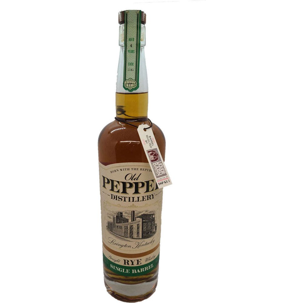 Old Pepper Rye Bourbon Single Barrel – Bourbon Central